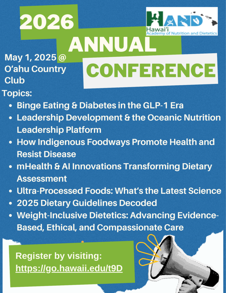 Don't forget to register for the 2026 HAND Annual Conference! - Hawaii ...